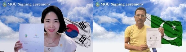 IWPG 글로벌 3국, 파키스탄 파크 크리스천 재단과 MOU